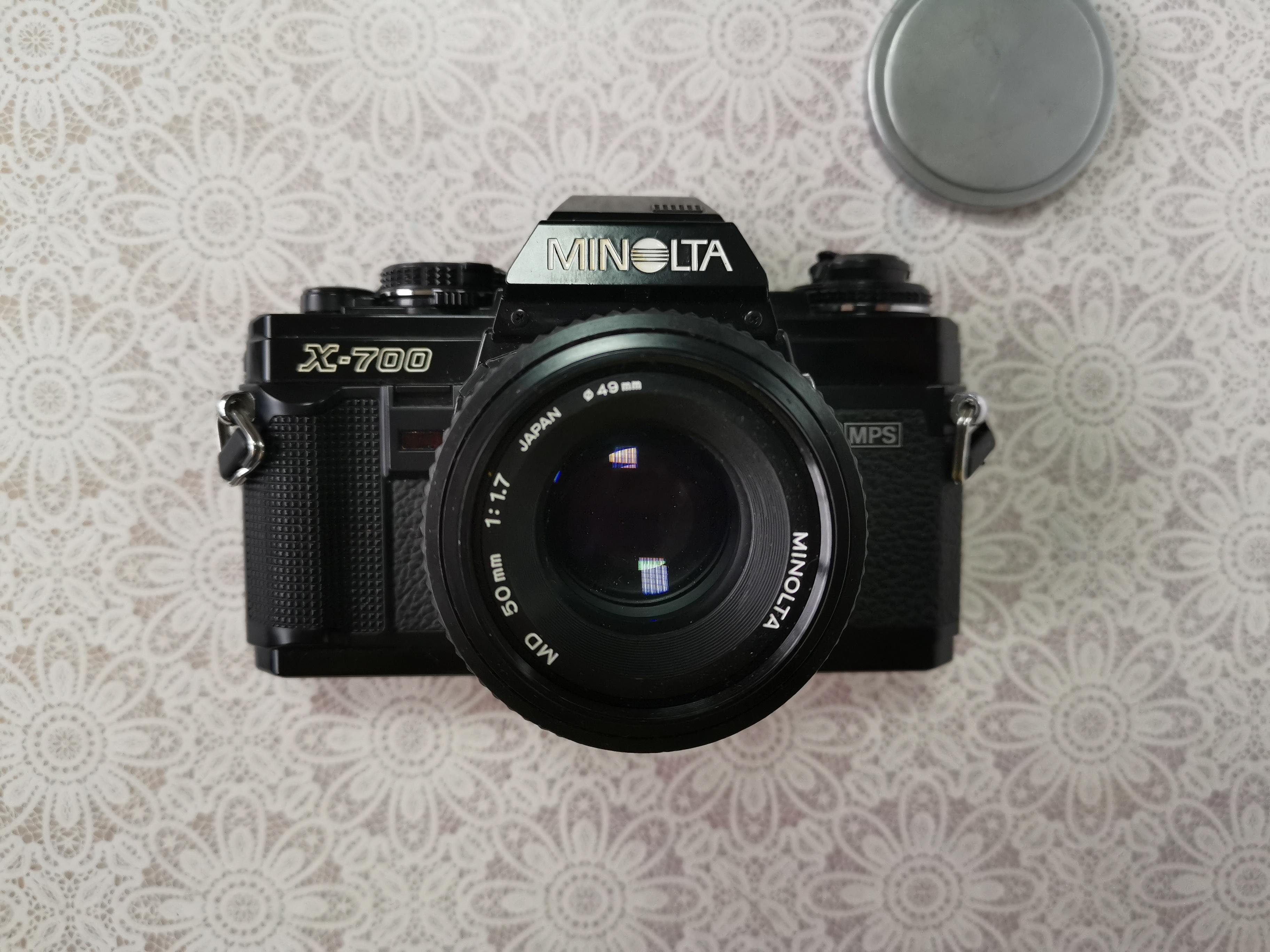 Minolta X 700 Minolta MC Rokkor PF 50 mm f 1.7